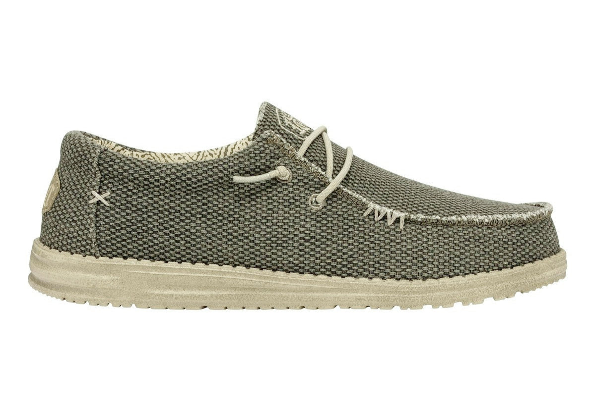 MOCASSINI WALLY BRAIDED HEY DUDE ARMY – CITRO CALZATURE
